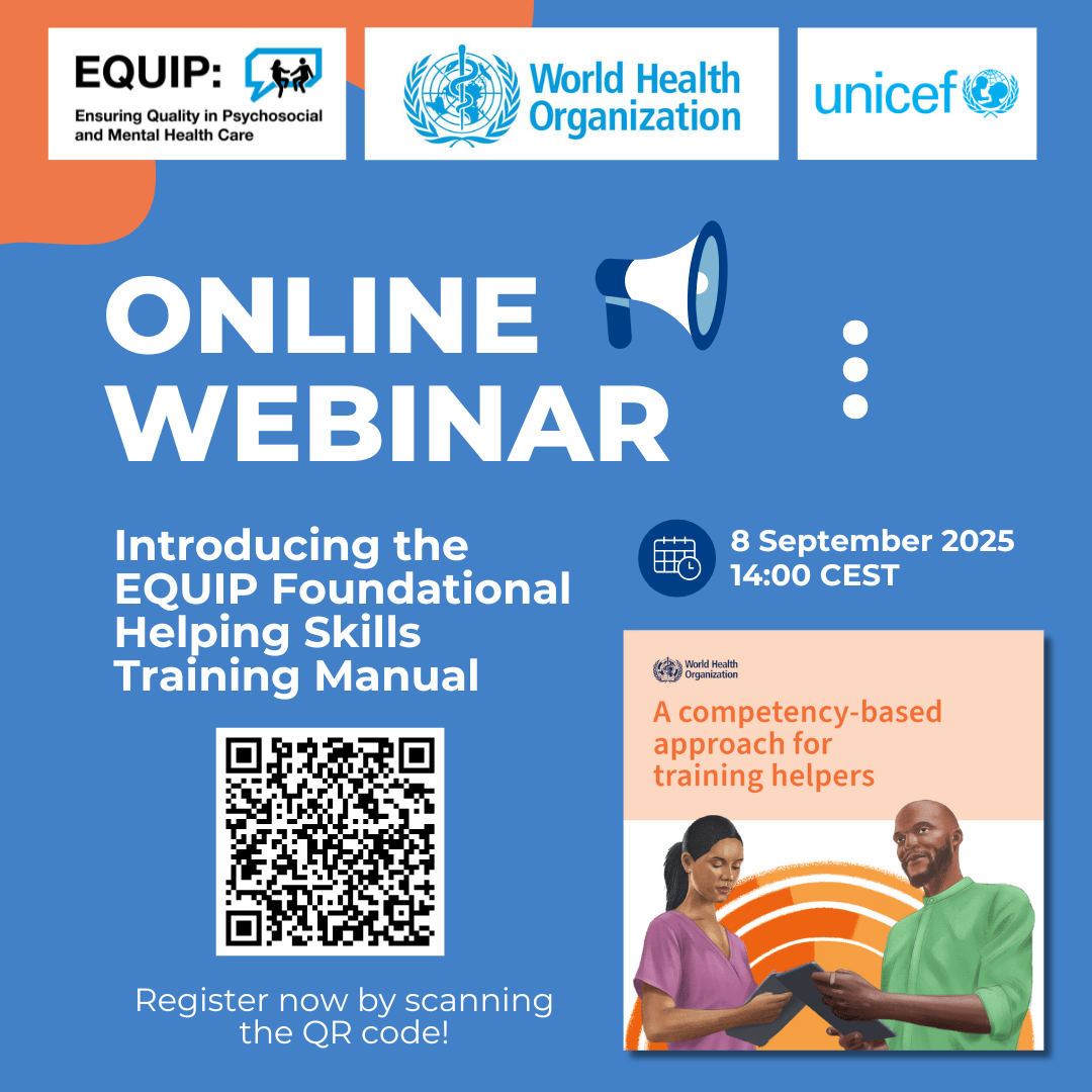 Webinar: Introducing the EQUIP Foundational Helping Skills Training ...